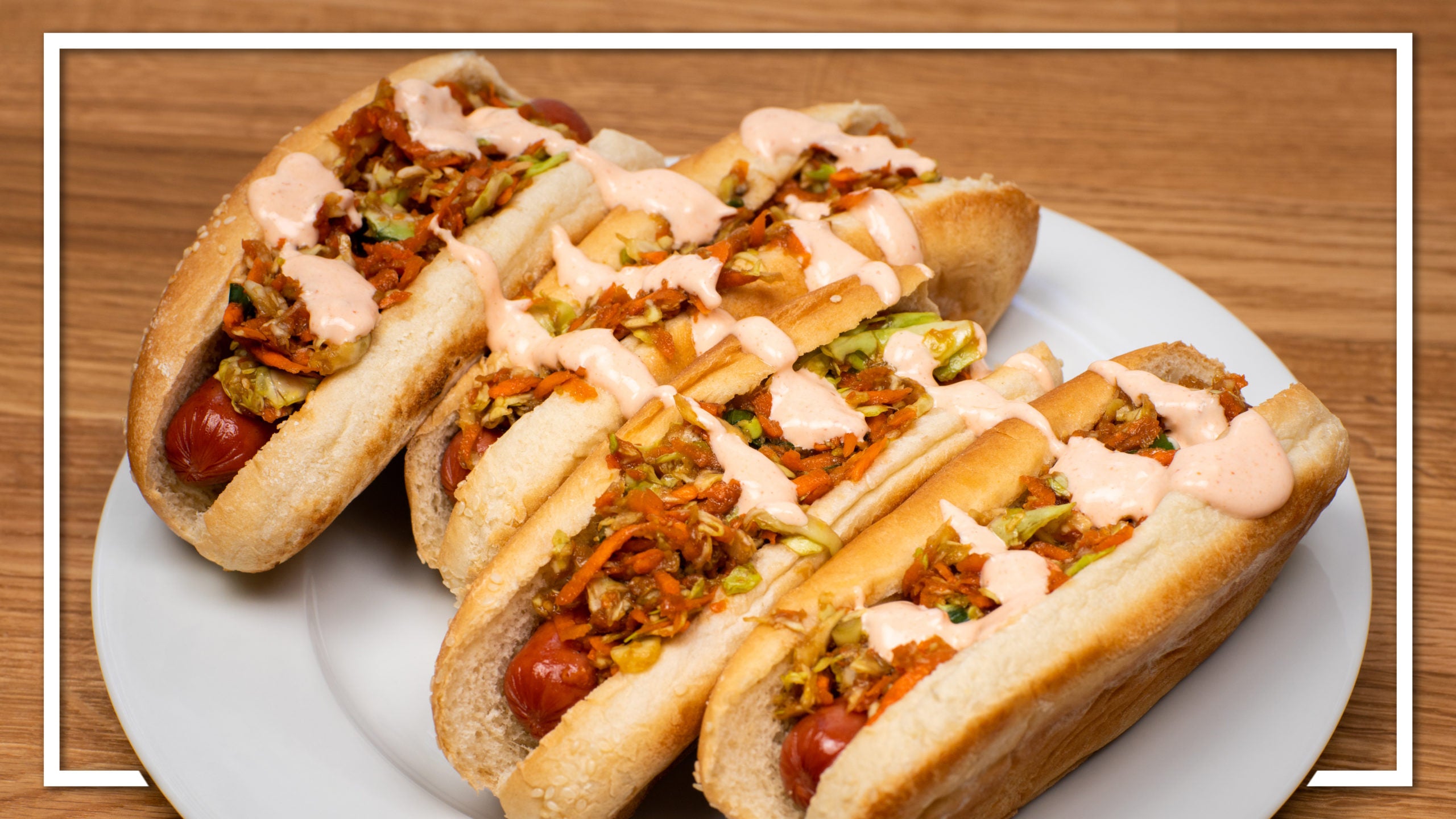 Asian Slaw Dog – Cooking Panda