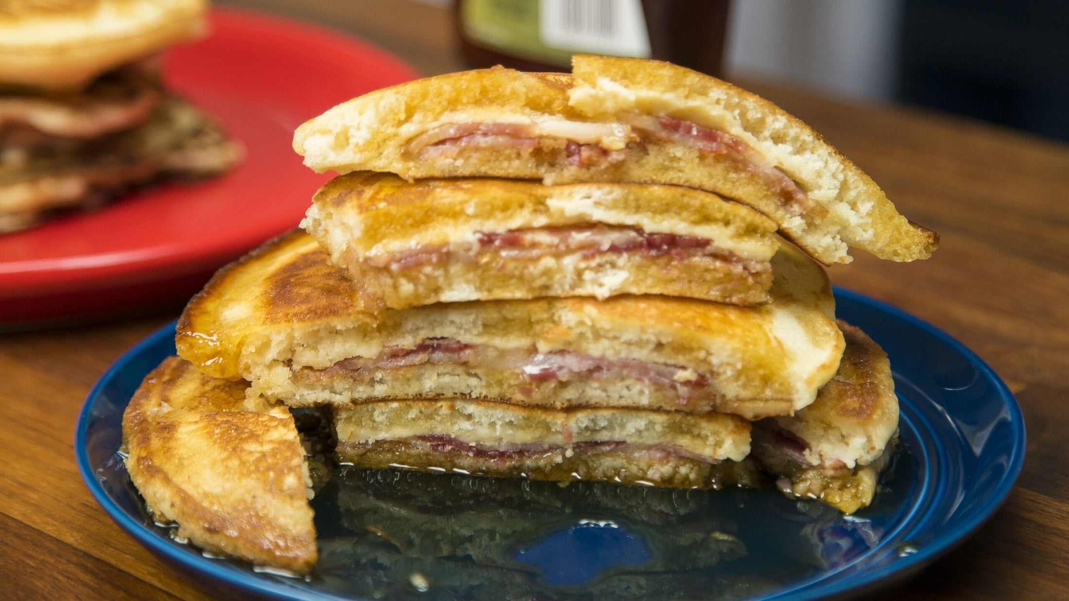 Bacon Pancake Stacks – Cooking Panda
