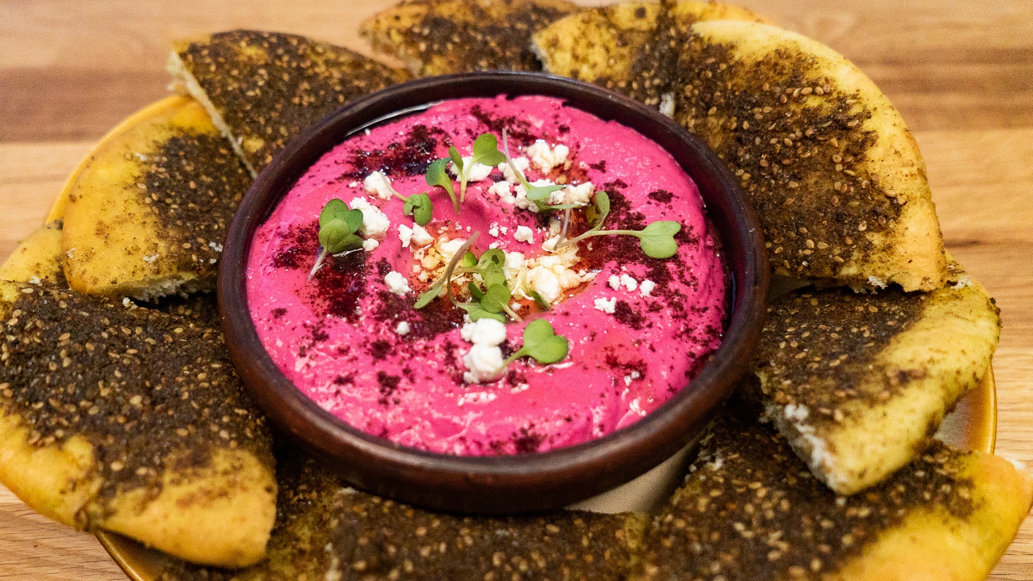Beetroot & Feta Hummus – Cooking Panda