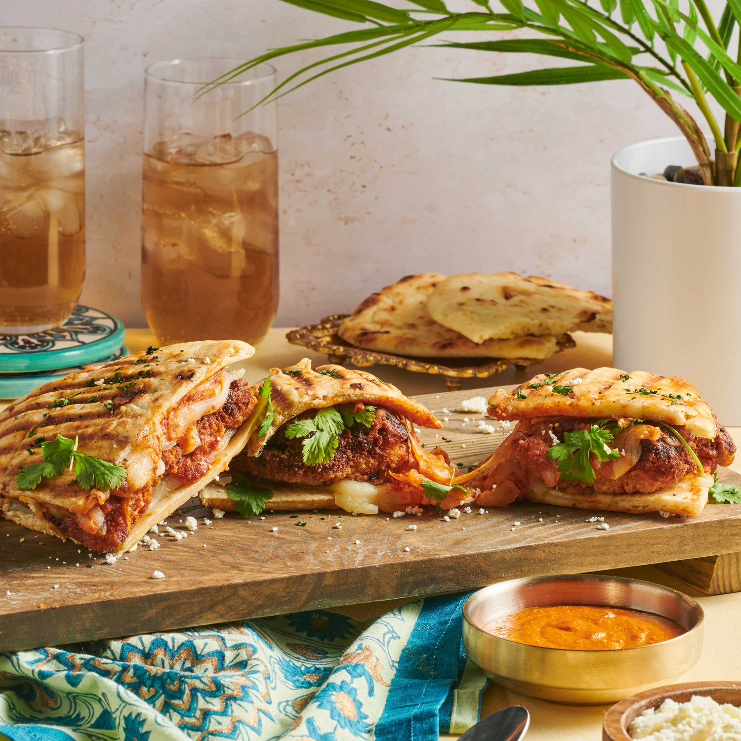 Butter Paneer Chicken Panini – Cooking Panda