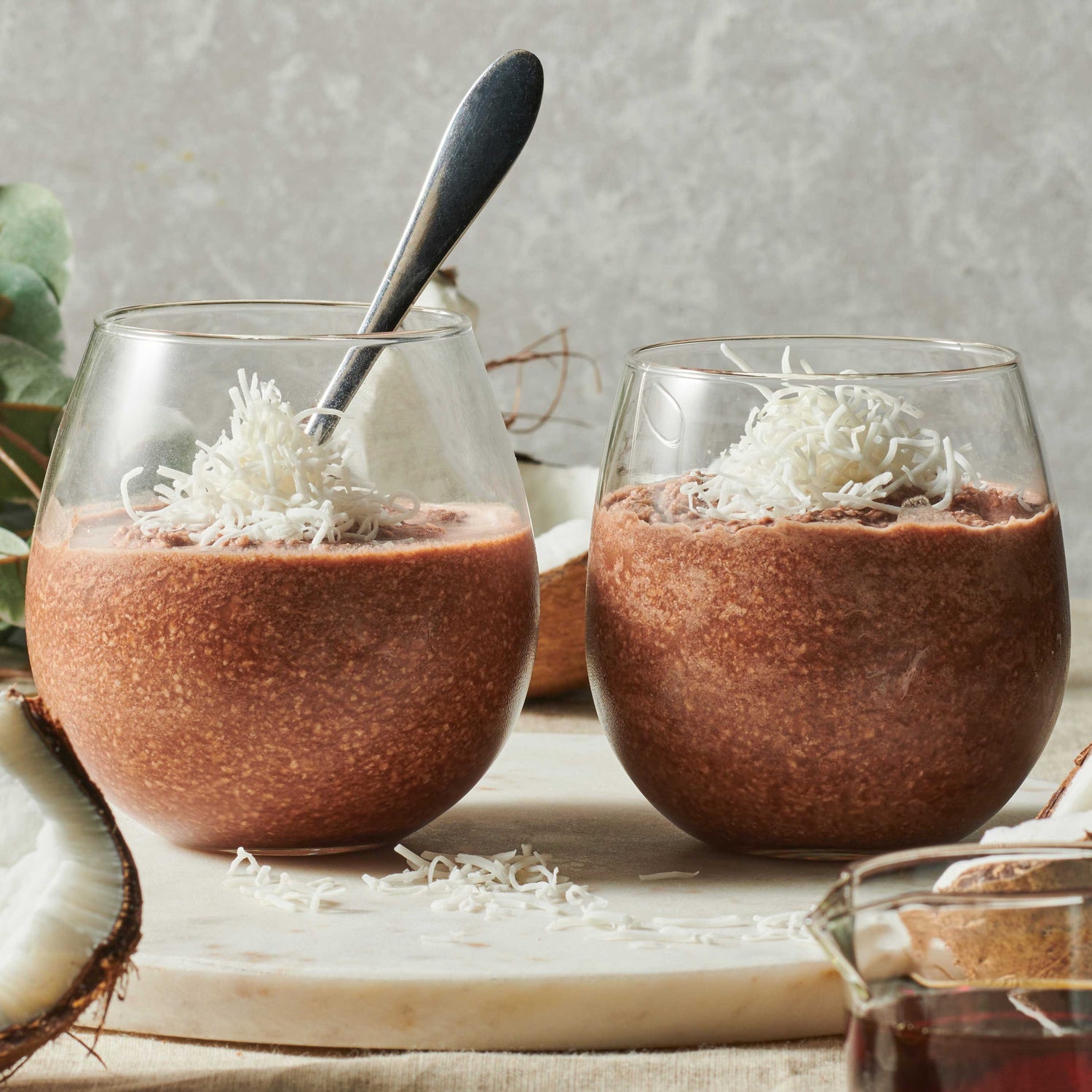Chocolate Coconut Pudding – Cooking Panda