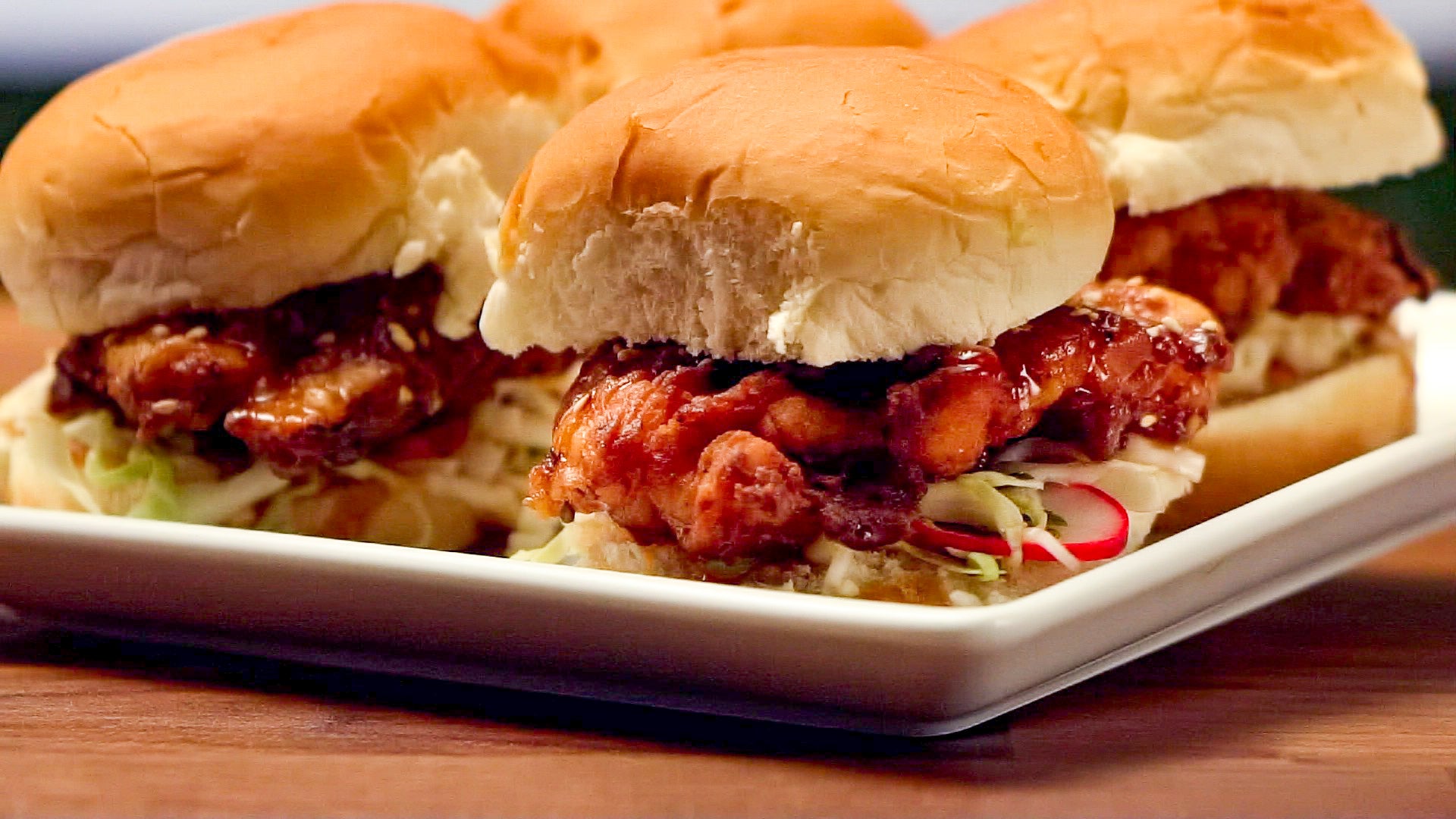 Orange Chicken Sliders – Cooking Panda