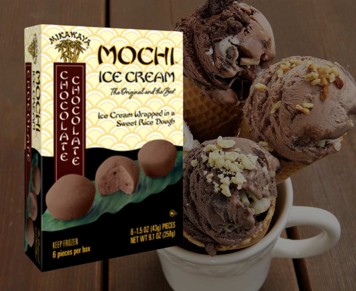 Chocolate Mochi Ice Cream