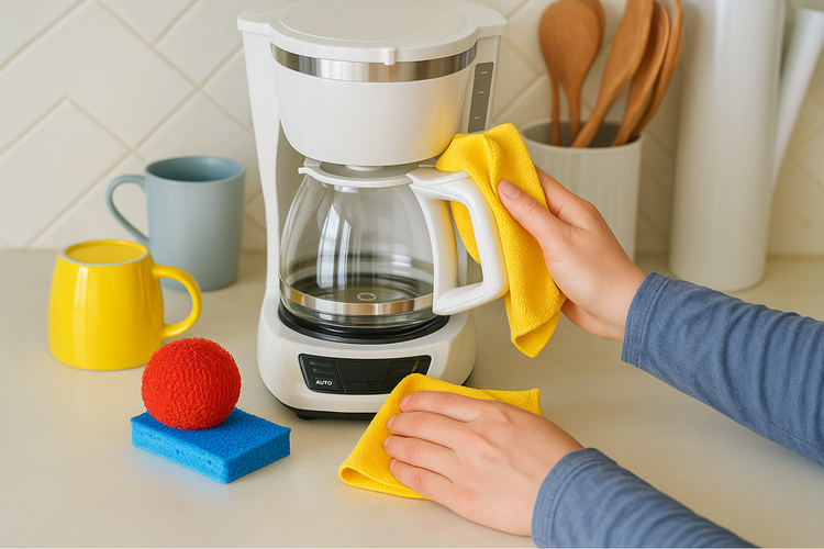 How to Clean a 5 Cup Coffee Maker With Vinegar: Step-by-Step Guide – Cooking Panda