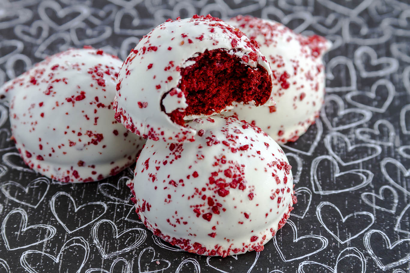 Red Velvet Cookie Bites – Cooking Panda