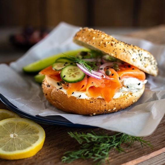 Bagel & Lox – Cooking Panda