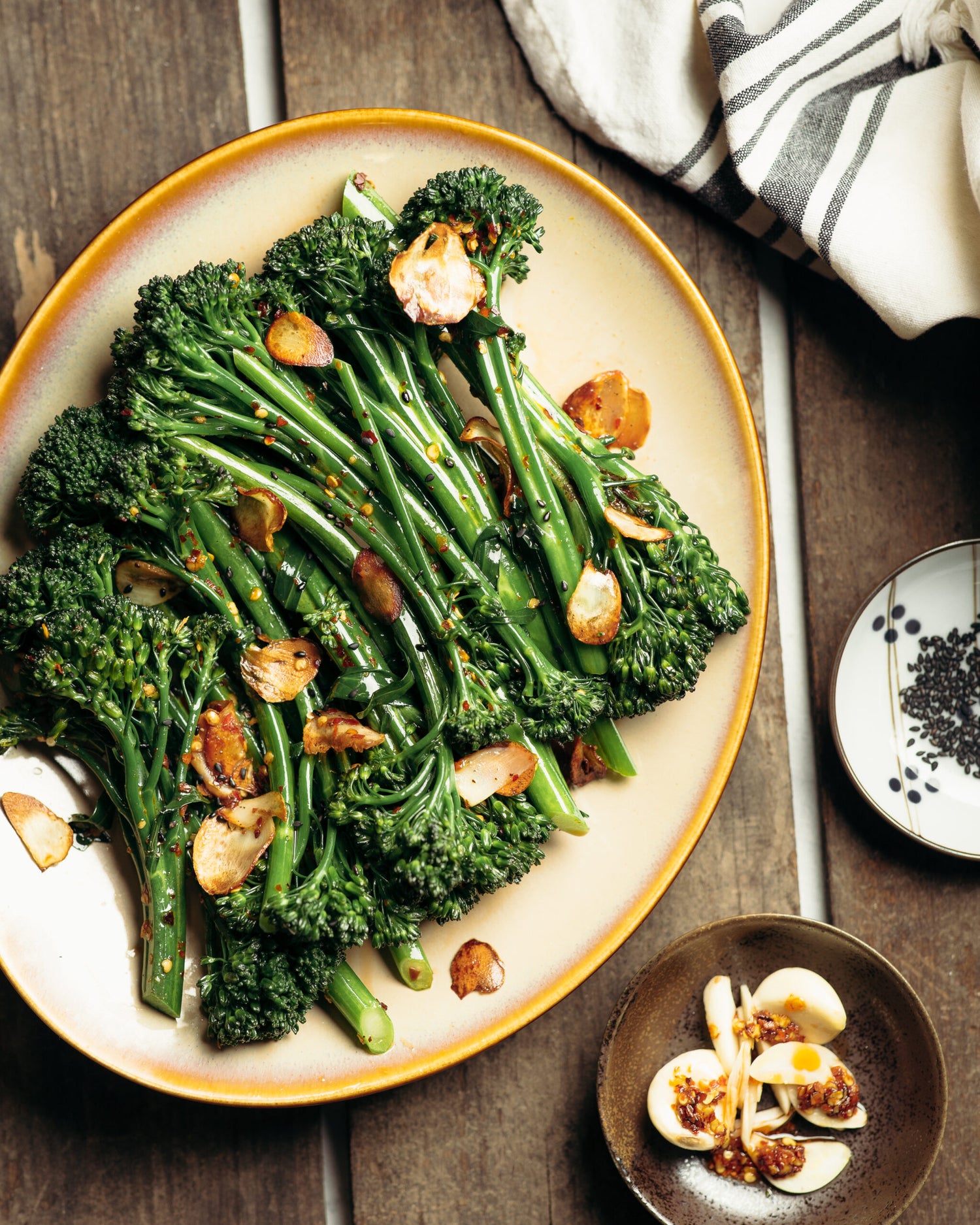 Hot Chili Broccolini – Cooking Panda