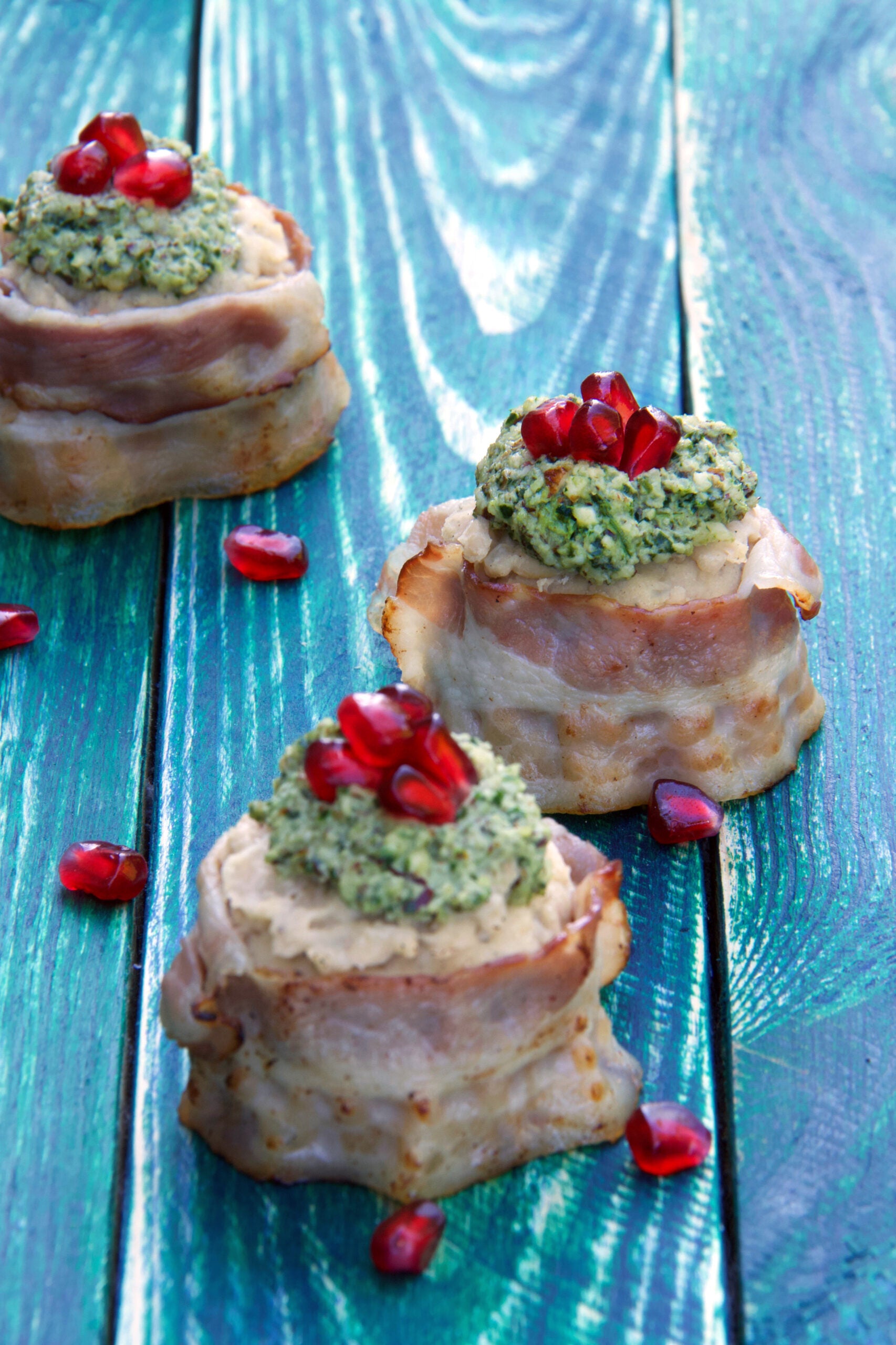 Bean Balls With Coriander Pesto And Bacon – Cooking Panda