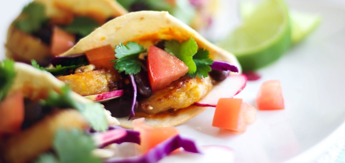 Caramelized Plantain Tacos with Pecan-Honey Butter – Cooking Panda