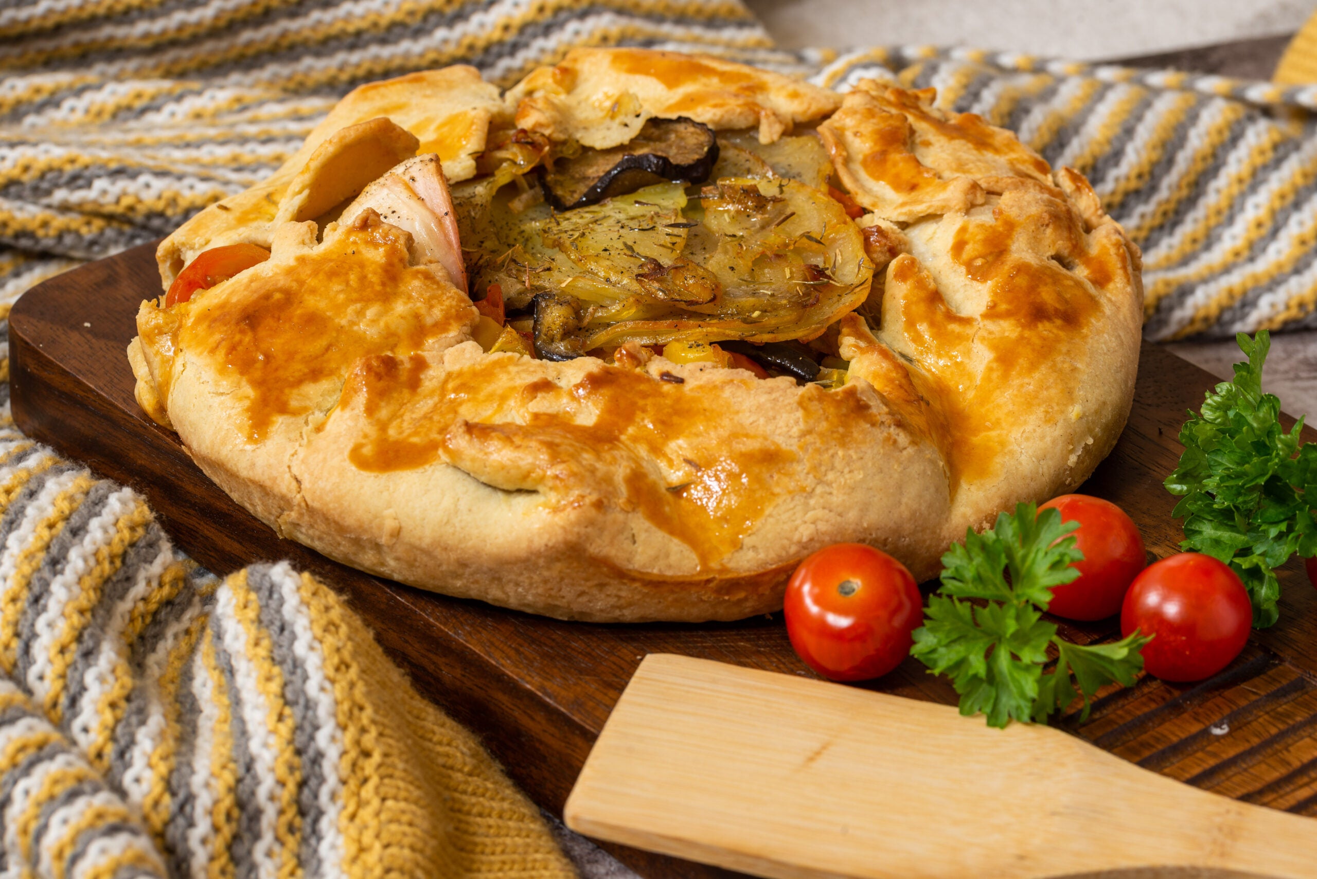 Rustic Ratatouille Tart – Cooking Panda