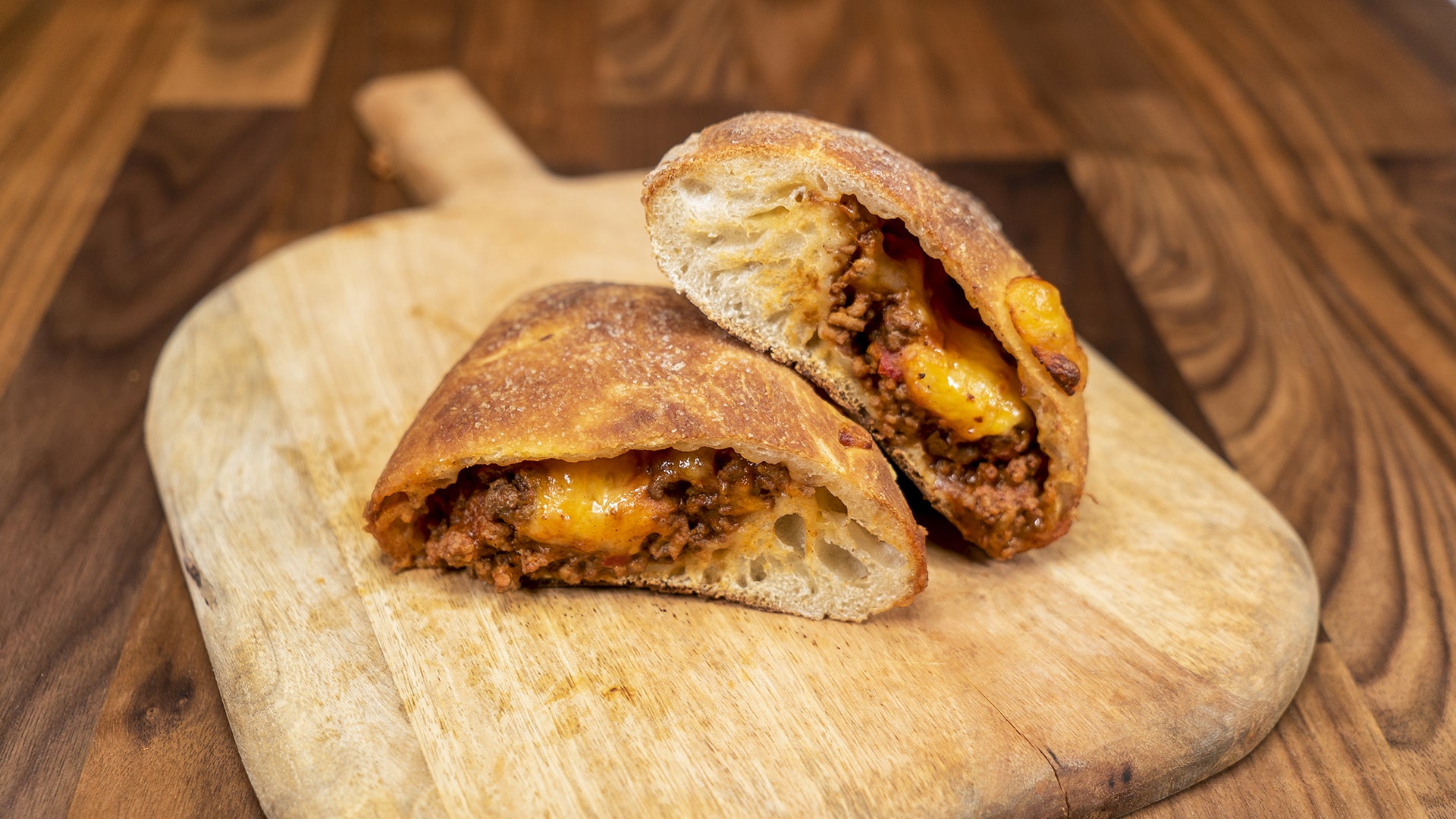 Sloppy Joe Calzone – Cooking Panda