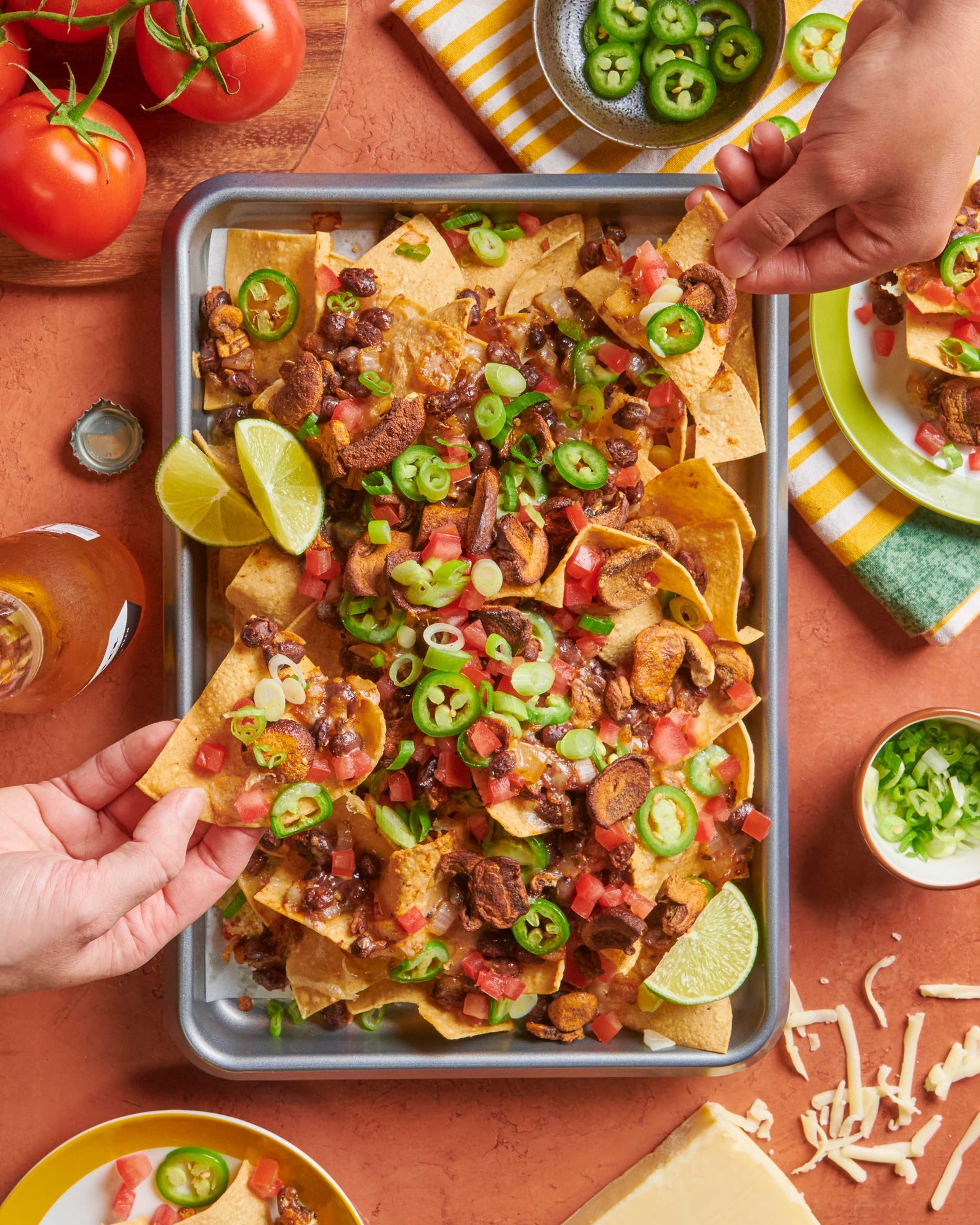 Spicy Mushroom Nachos – Cooking Panda