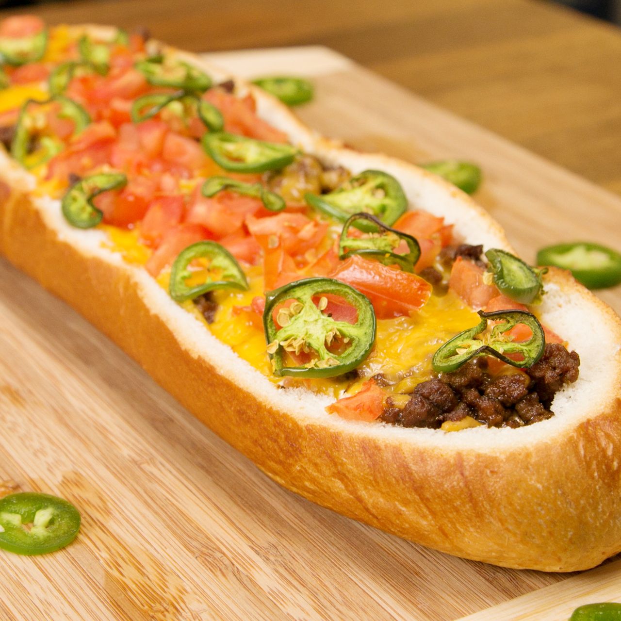 Taco Bread Boat – Cooking Panda