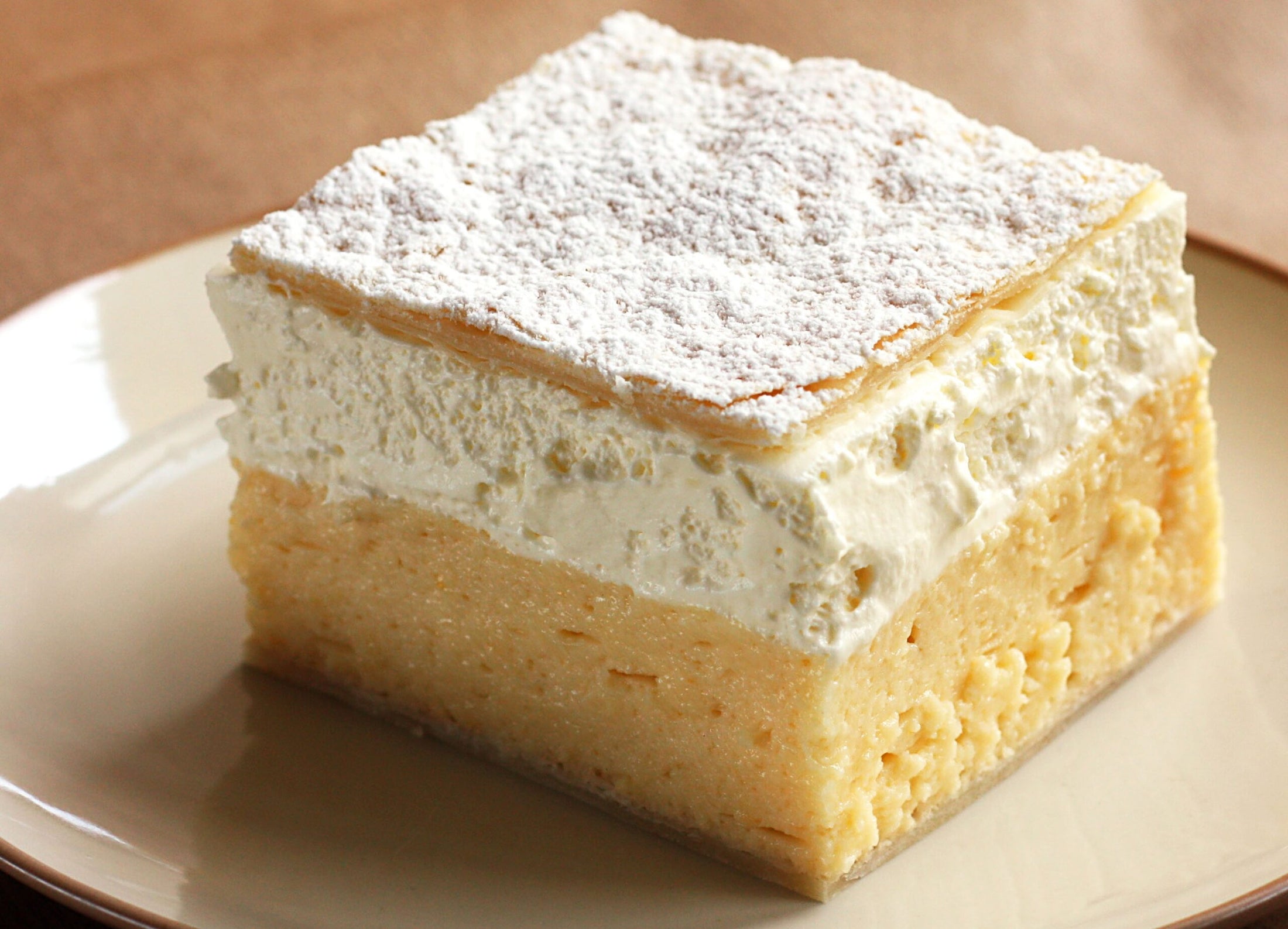 Vanilla Custard Cream Squares – Cooking Panda