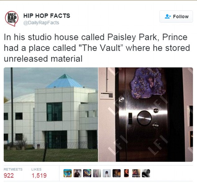 Secret Vault Discovered In Prince's Home; Here's What They Found Insid ...