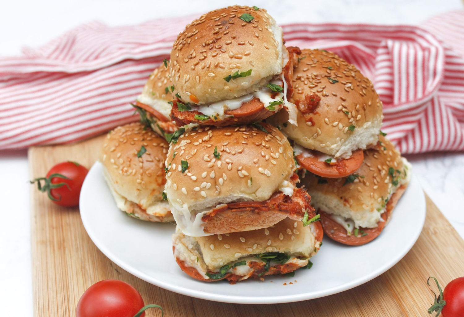 Easy Pepperoni Pizza Sliders – Cooking Panda